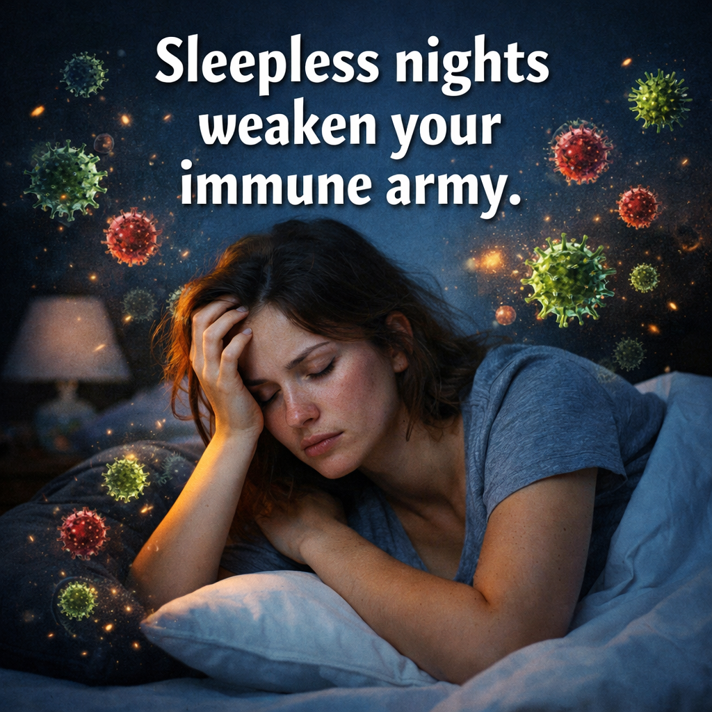 Sleepless & Stressed: How Insomnia Steals Your Immune Army – MyEonCare